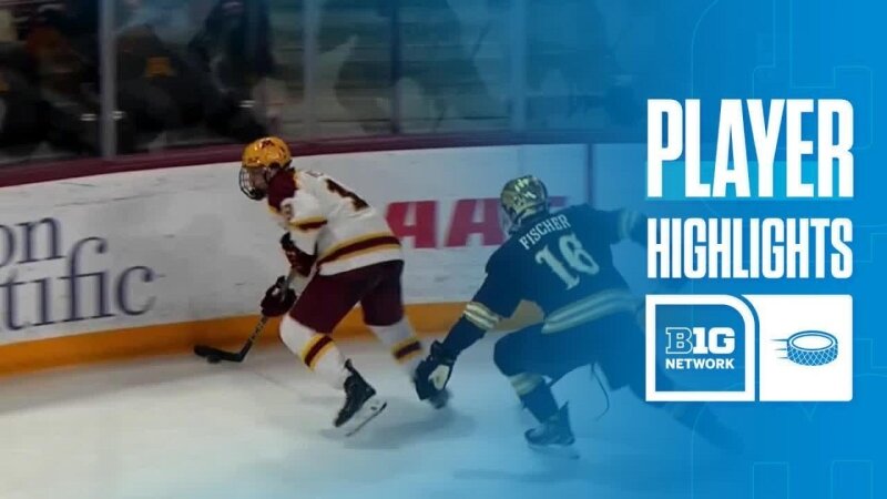 Sam Rinzel Highlights vs. Notre Dame | Minnesota Hockey | 03/07/2025