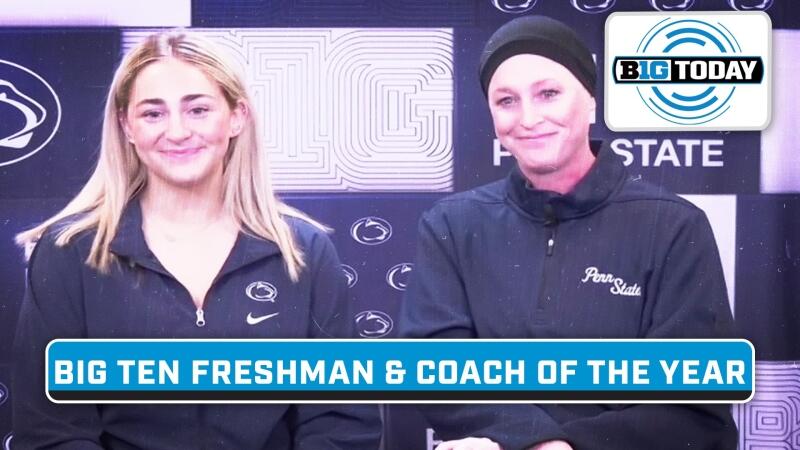 Izzy Stark & Katie Schumacher-Cawley Talk Being Named Big Ten Freshman ...