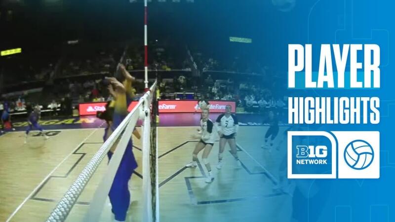 Allison Jacobs Highlights vs. UCLA | Michigan Volleyball | 11/26/2025