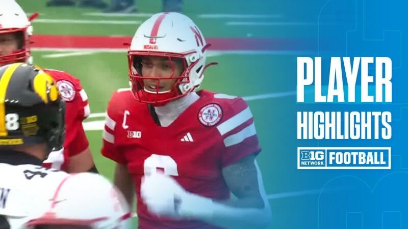 Dane Key Highlights vs. Iowa | Nebraska Football | 11/28/2025