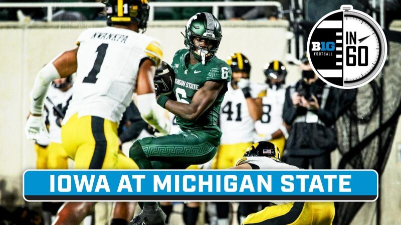 Iowa at Michigan State | Oct. 21, 2024 | B1G Football in 60
