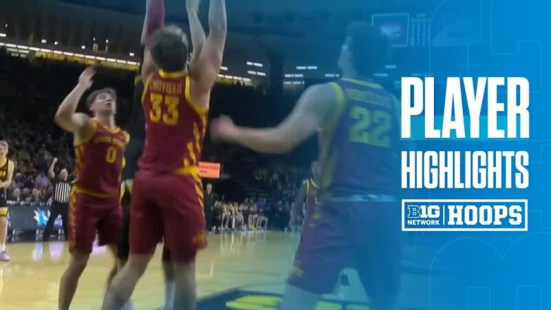 Owen Freeman Highlights vs. Iowa State | Iowa Basketball | 12/12/2024