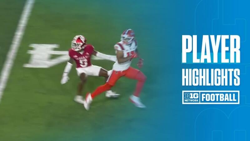 Collin Dixon Highlights vs. Indiana | Illinois Football | 09/20/2025