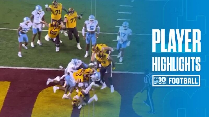 Marcus Major Highlights vs. North Carolina Tar Heels | Minnesota Golden ...