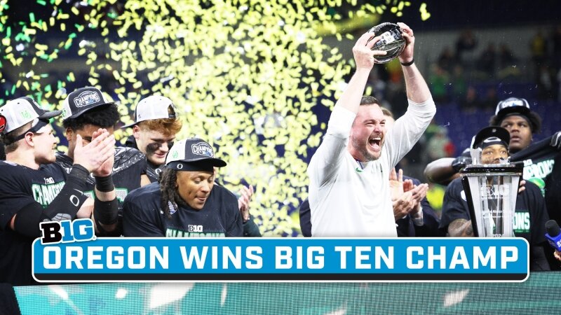 Oregon Wins 2024 Big Ten Championship; Hear From Dan Lanning, Dillon ...