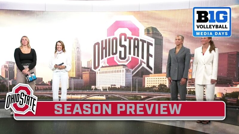 Ohio State's HC Jen Flynn Oldenburg, Sydney Taylor, Mia Tuman Talk ...