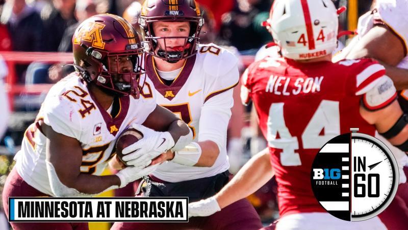 Minnesota at Nebraska | Nov. 5, 2022 | B1G Football in 60