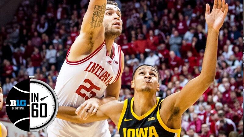 Iowa at Indiana | Mar. 1, 2023 | B1G Basketball in 60