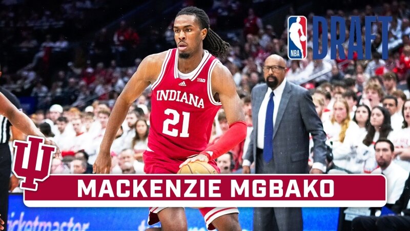 2025 NBA DRAFT HIGHLIGHTS: F Mackenzie Mgbako | Indiana Basketball