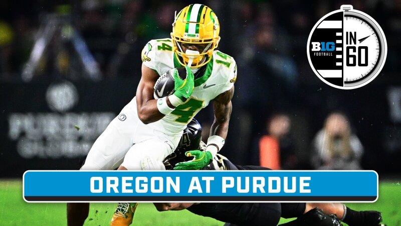 Oregon at Purdue | Oct. 19, 2024 | B1G Football in 60