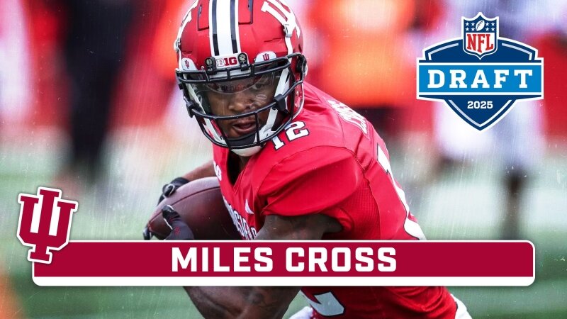 NFL DRAFT HIGHLIGHTS: WR Miles Cross | Indiana Football