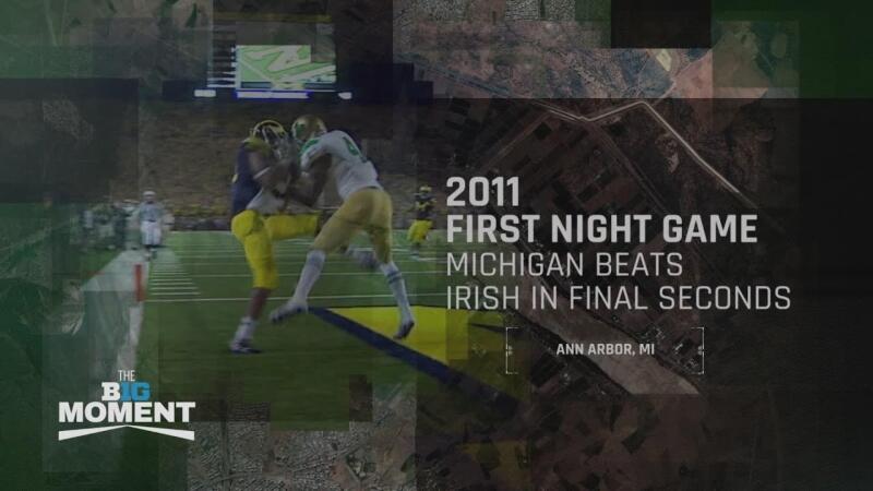 First Night Game at the Big House: Michigan Beats Notre Dame in the ...
