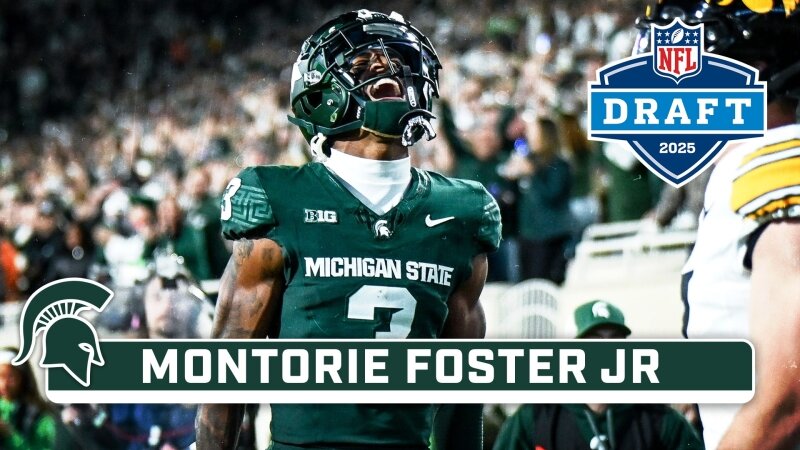 NFL DRAFT HIGHLIGHTS: WR Montorie Foster | Michigan State Football