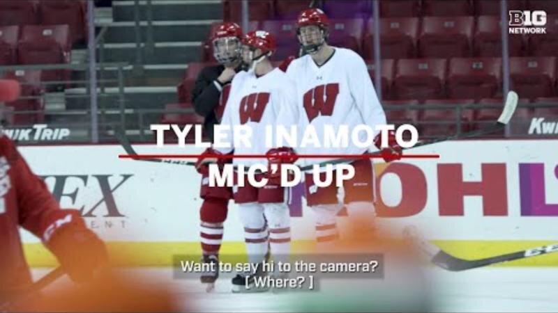 Tyler Inamoto: Mic'd Up | Wisconsin Hockey | On the Ice