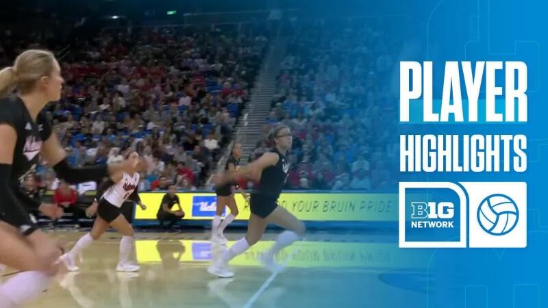 Rebekah Allick Highlights vs. UCLA | Nebraska Volleyball | 11/14/2025