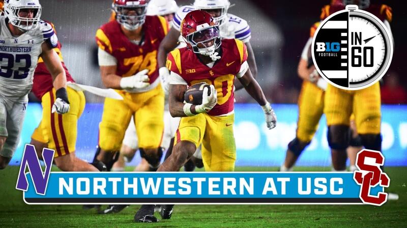 Northwestern at USC | Nov. 8, 2025 | B1G Football in 60