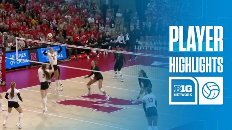 Andi Jackson Highlights vs. Stanford | Nebraska Volleyball | 09/18/2024