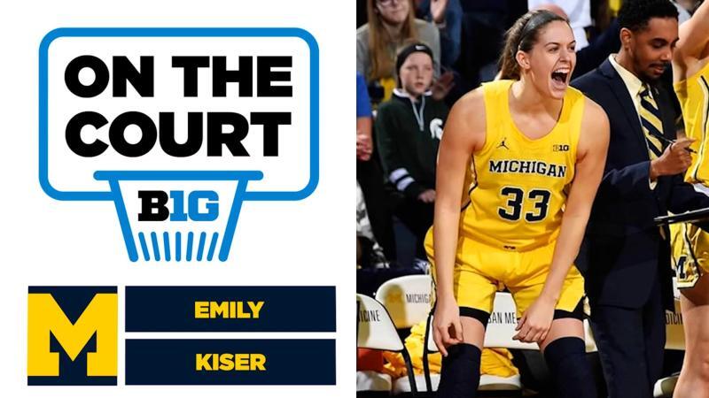 Spotlighting Emily Kiser | Michigan Women's Basketball | On The Court