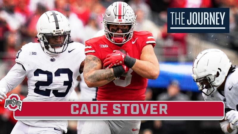How Cade Stover Transitioned from LB to TE | Ohio State Football | The ...