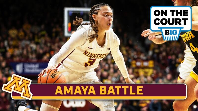 Spotlighting Amaya Battle | Minnesota Women's Basketball | On The Court