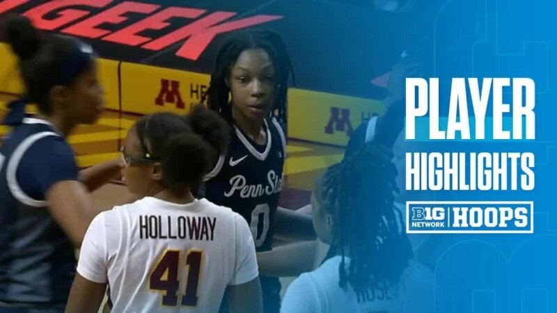 Gabby Elliott Highlights vs. Minnesota | Penn State Women's Basketball ...