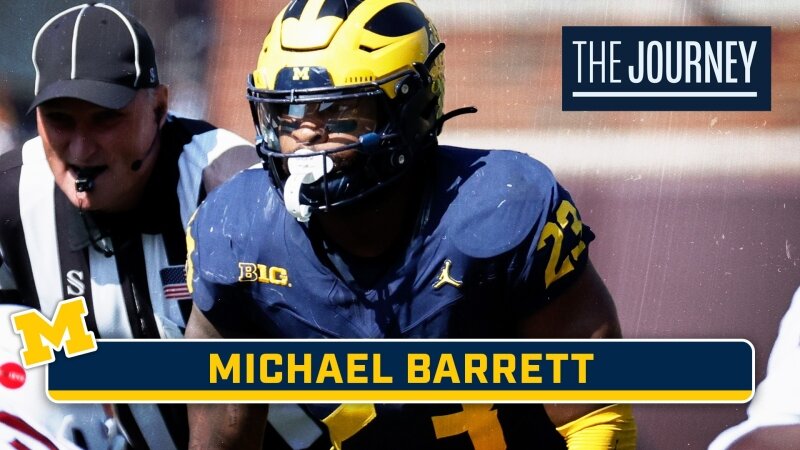 Spotlighting Michael Barrett | MIchigan Football | The Journey