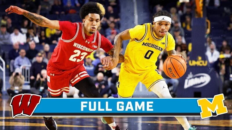 Wisconsin at Michigan - Full Game