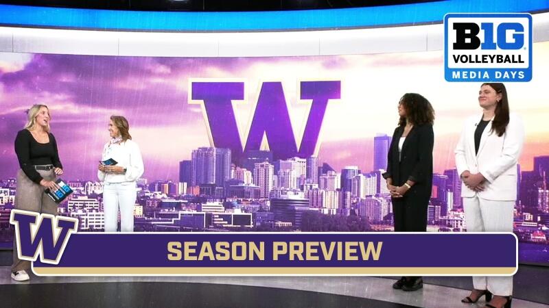 Washington's HC Leslie Gabriel, Emoni Bush, Madi Endsley Talk Season ...