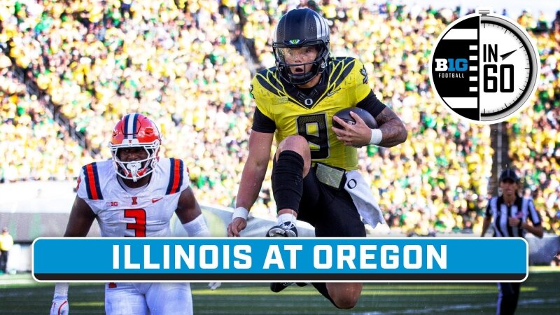 Illinois at Oregon | Oct. 27, 2024 | B1G Football in 60