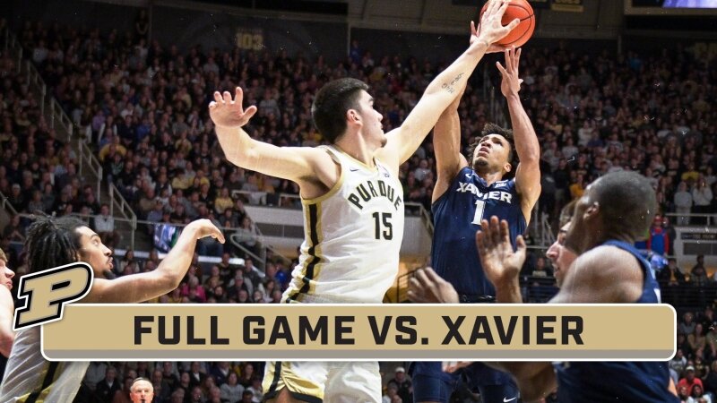 Xavier at Purdue - Full Game